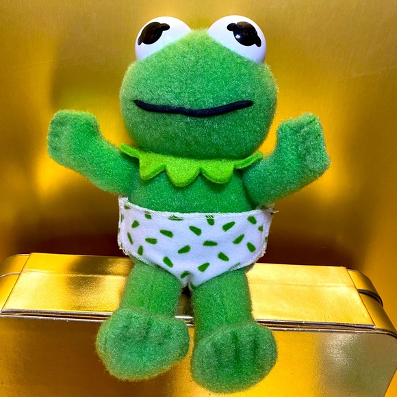 Sesame Street | Toys | Sesame Street Vtg 993 Baby Kermit The Frog Jim ...